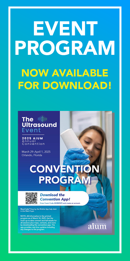 The Ultrasound Event | 2025 AIUM Annual Convention
